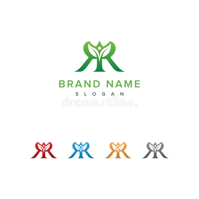 RR Letter Logo Design, Creative Health Logo Design, Creative Leaf Logo ...