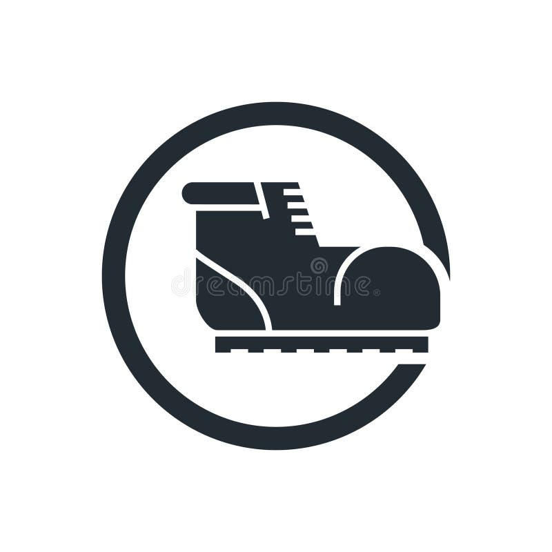 Print stock vector. Illustration of footwears, warning - 186827608