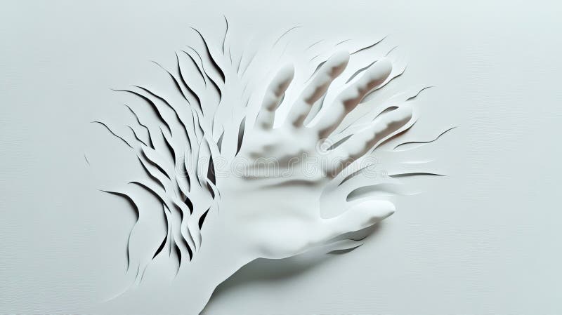 Print scanning hand stock illustration. Illustration of recognition ...