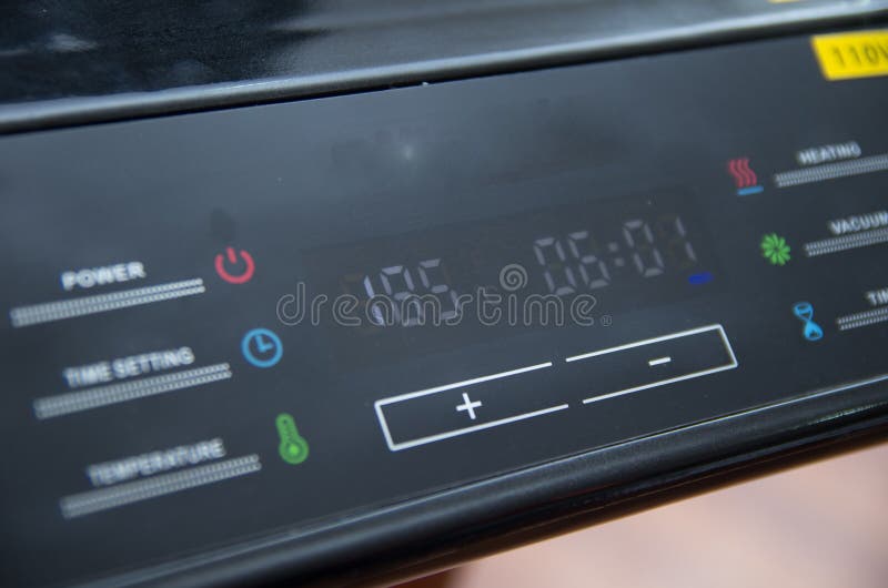 Print Screen Machine Panel with Different Buttons Stock Photo - Image ...