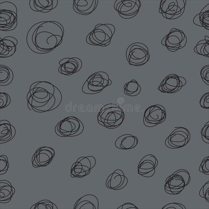 Handwriting Scribble Vector Pattern Stock Illustration - Illustration ...