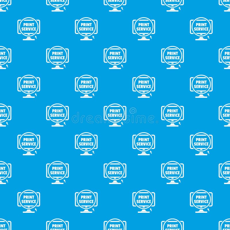 Print Service Logo Icons Set, Simple Style Stock Vector - Illustration ...