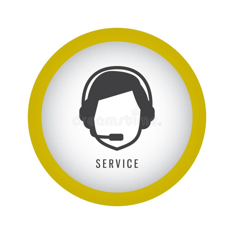 Print stock vector. Illustration of service, operators - 187482229