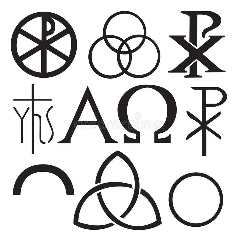 Christian Symbols stock vector. Illustration of heart - 13932484 Christian Symbols stock vector. Illustration of heart - 13932484