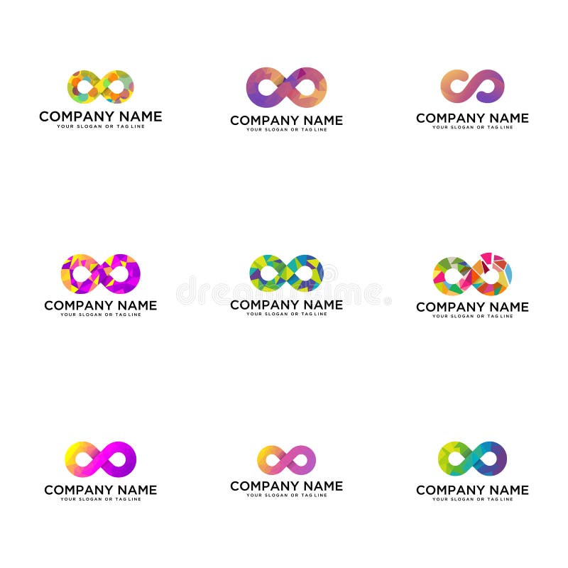 Creative Logo Design Infinity Concept Stock Vector - Illustration of ...