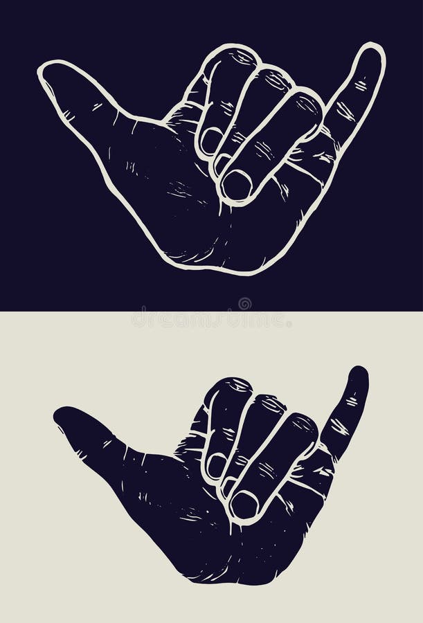 Retro Shaka Logo Stock Illustrations – 259 Retro Shaka Logo Stock ...