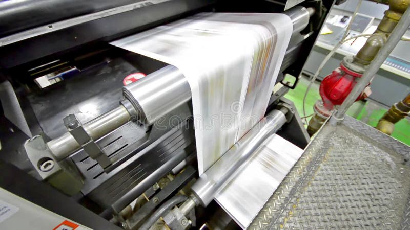 Print Shop Typography Machine Stock Video - Video of newsprint, 1080p ...