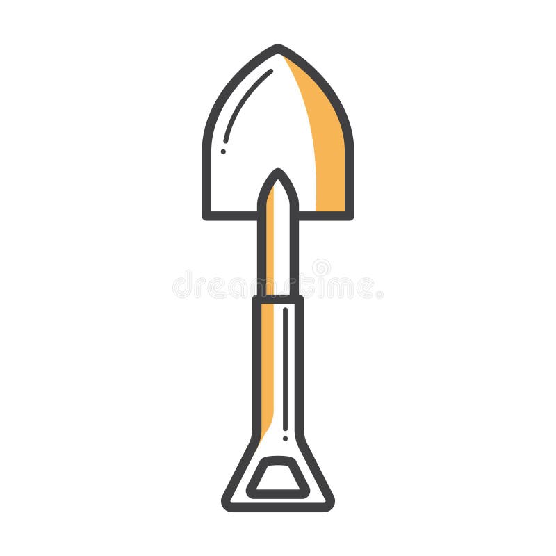 Digging Shovels Spades Tools Stock Illustrations – 51 Digging Shovels ...