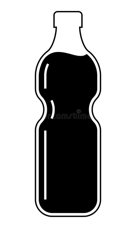 Simple bottle stock illustration. Illustration of sign - 265880822