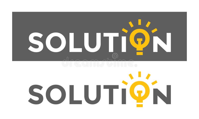 Solution logo concept stock vector. Illustration of technology - 265879067