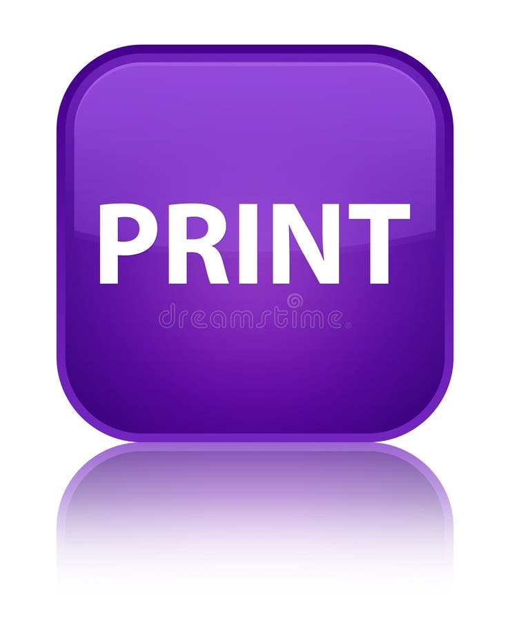 Print Special Purple Square Button Stock Illustration - Illustration of ...