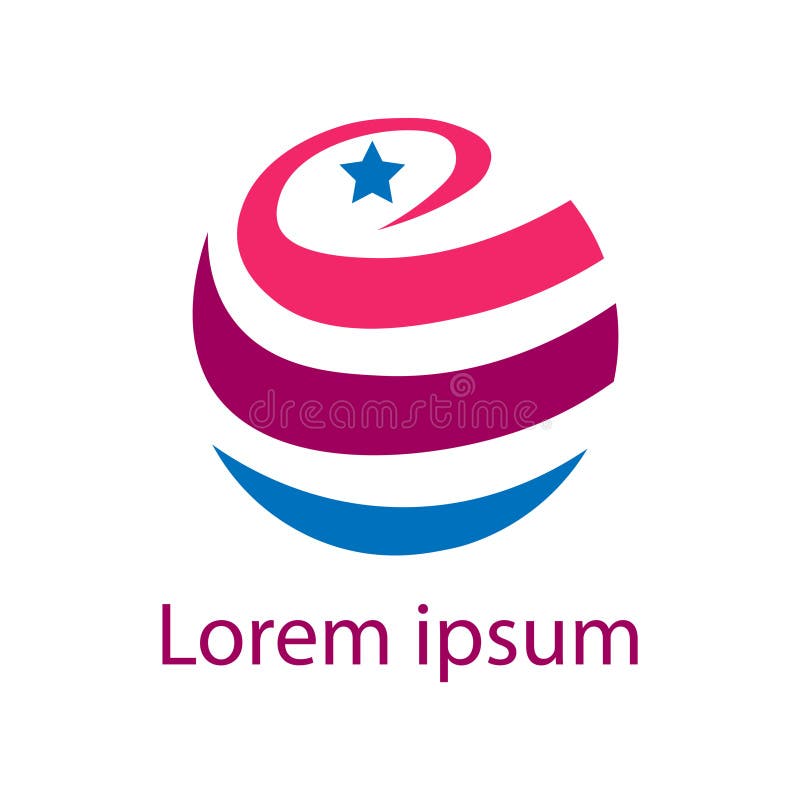 Star and Globe Logo Vector Professional Sign Stock Vector ...