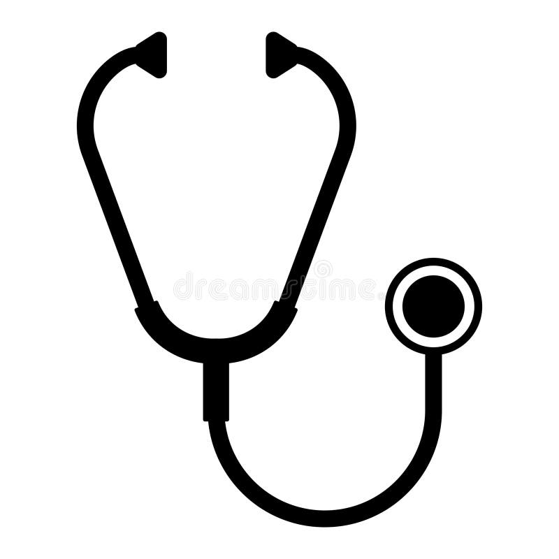Stethoscope Icon for Medical Design. Medical Care Symbol Stock Vector ...
