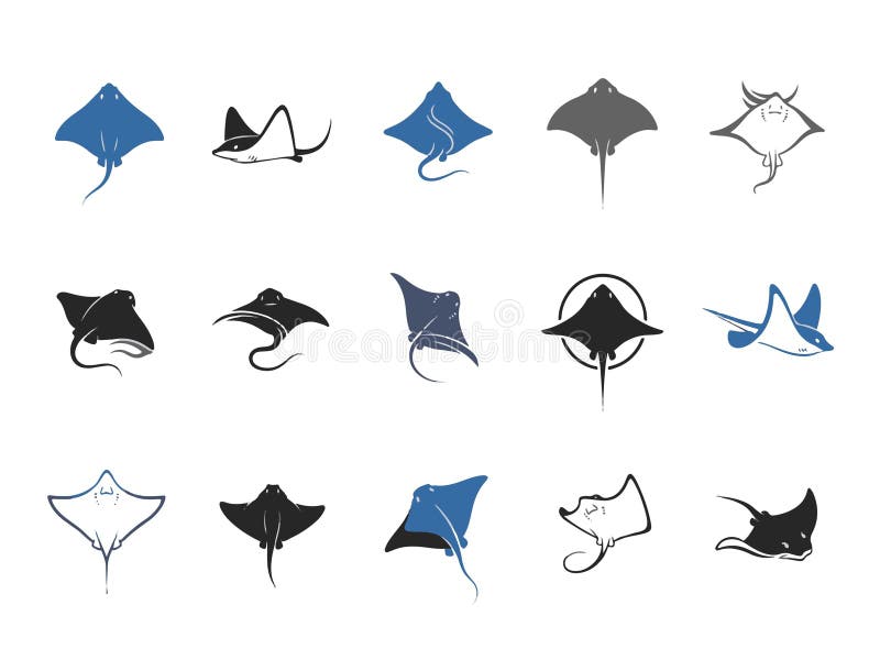 Stingray Collection Stock Illustrations – 2,529 Stingray Collection ...