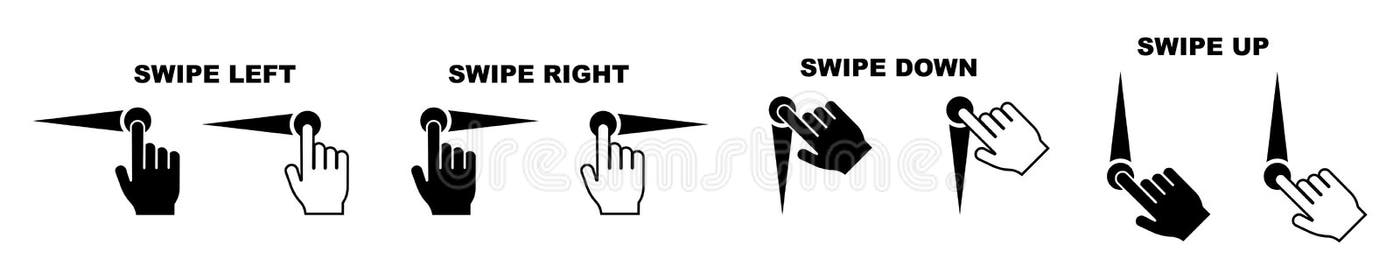 Swipe Left Right Stock Illustrations – 1,907 Swipe Left Right Stock ...