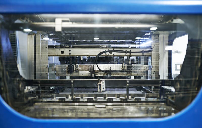 Print Technology. the Inside of a Packaging and Distribution Factory ...