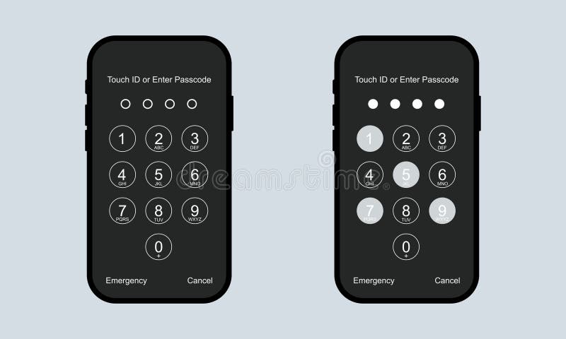 Number Passcode Stock Illustrations – 312 Number Passcode Stock ...