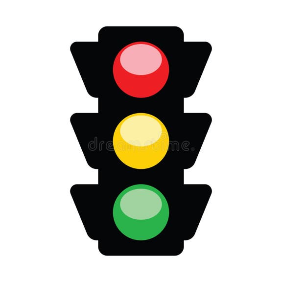 Traffic light simple icon stock illustration. Illustration of symbol ...