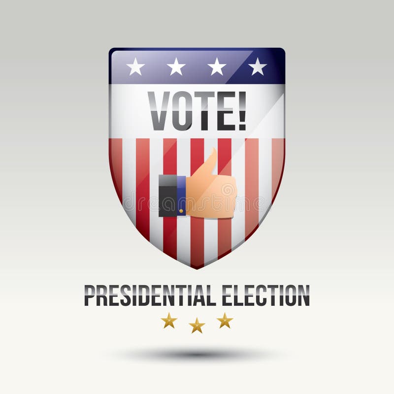 Print stock illustration. Illustration of badge, voting - 186842885