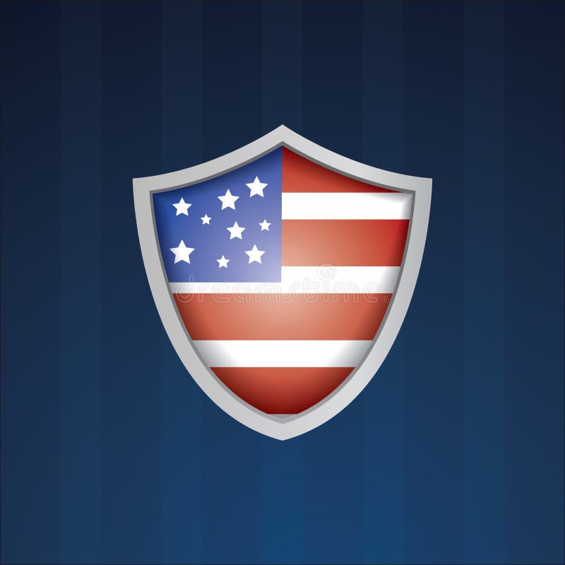 Print stock illustration. Illustration of stripes, shields - 186844909