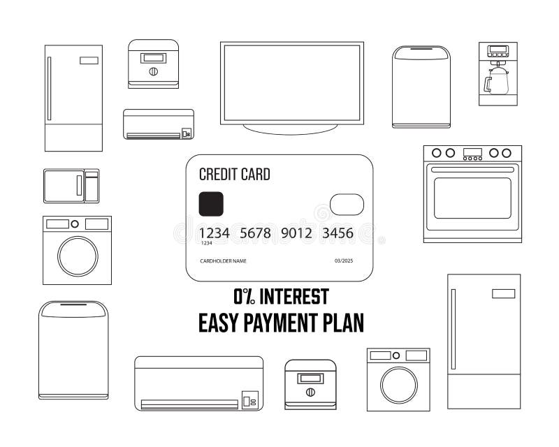 Easy payment plan stock vector. Illustration of sale - 256244509