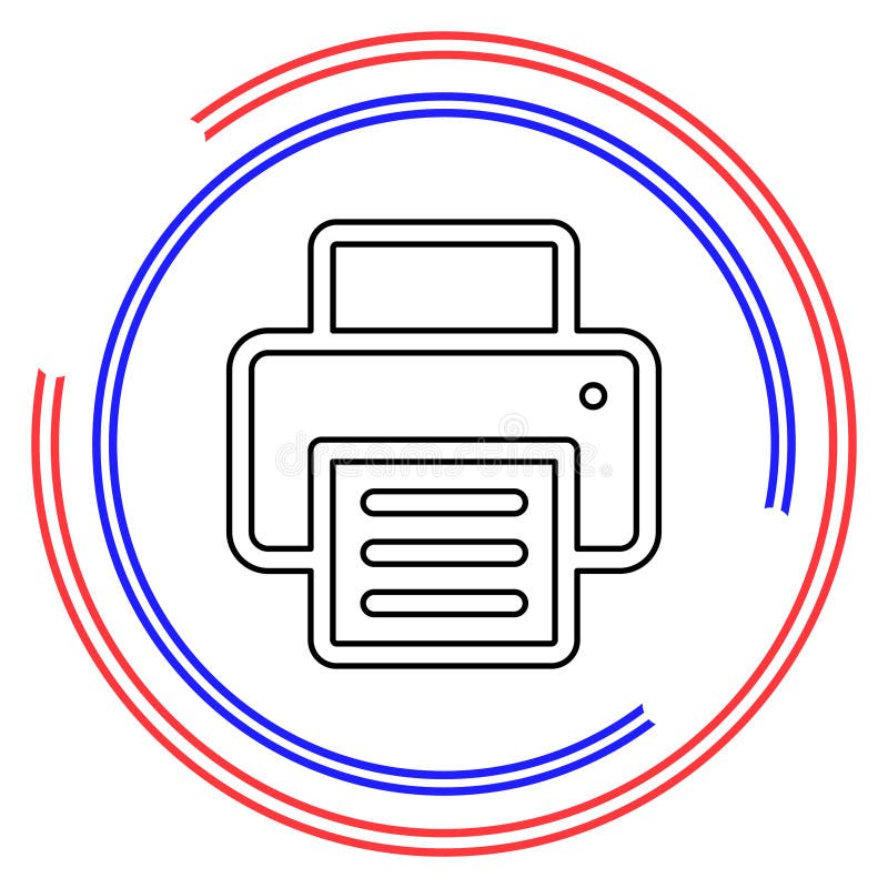 Print Sign Icon. Printing Symbol. Stock Vector - Illustration of stamps ...