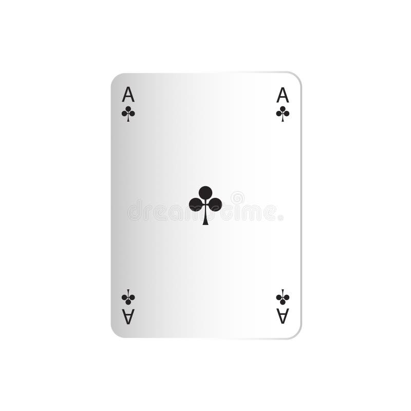 Print Vector Illustration Playing Card Cross Isolate Stock Vector ...