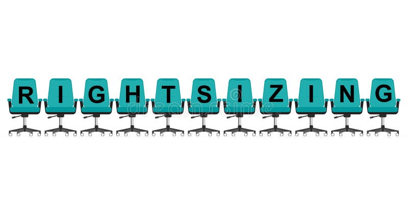 Employment rightsizing stock vector. Illustration of cost - 270394089