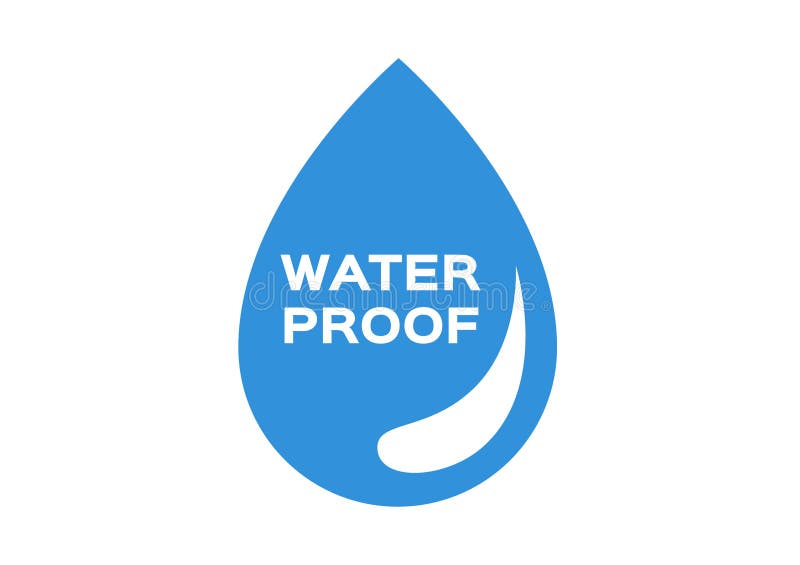 Water Resistant and Water Proof Logo , Icon and Vector Stock Vector ...
