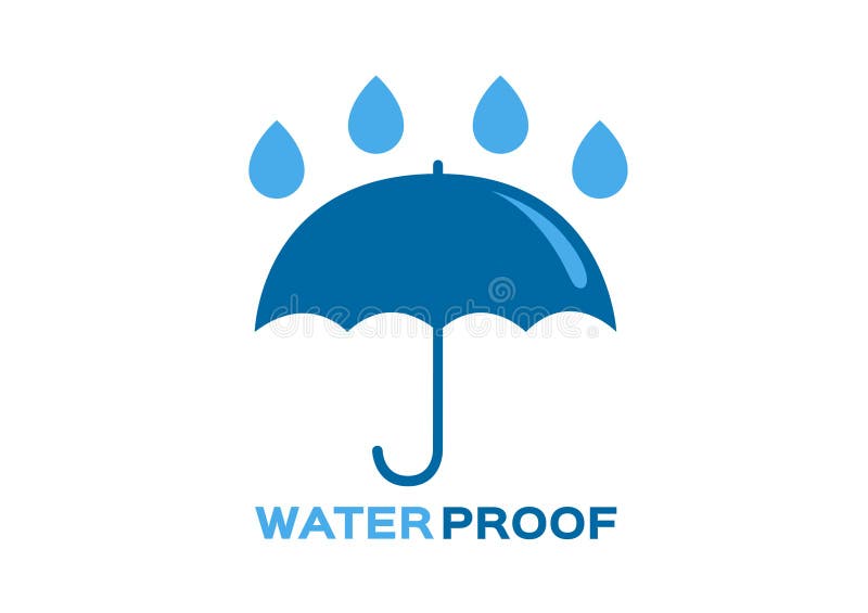 Water Resistant and Water Proof Logo , Icon and Vector Stock Vector ...