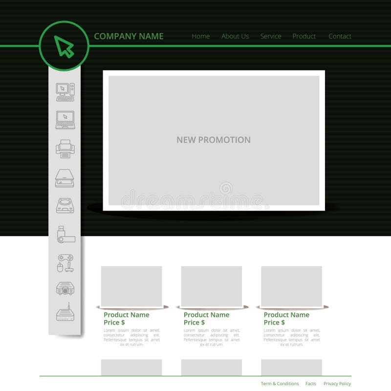 Webpages Templates Stock Illustrations – 36 Webpages Templates Stock ...