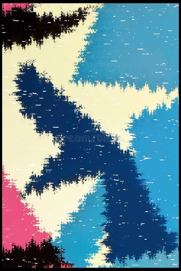 Printable Abstract Art. Art Brush Elements with Contemporary Poster ...