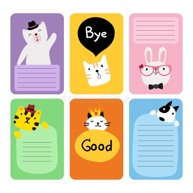 Printable Collection Vector Design Stock Illustration - Illustration of ...