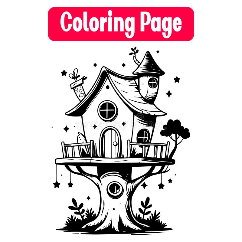 Educational Printable Creative Kids Coloring Page for Learning. Stock Vector - Illustration of ...