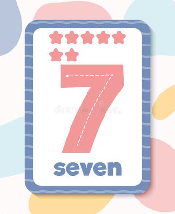 Flashcard Number Stock Illustrations – 1,697 Flashcard Number Stock ...