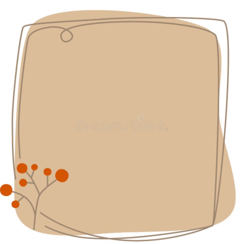 5 19 Printable Cute Doodle Border Frames 12x12 - 18 Stock Illustration ...