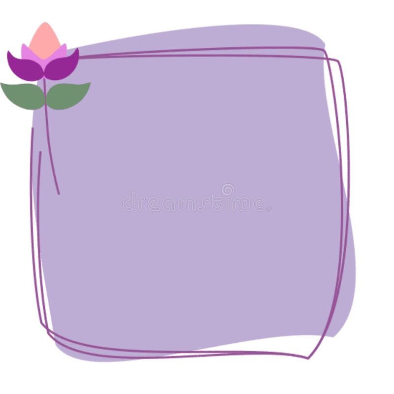 5 19 Printable Cute Doodle Border Frames 12x12 - 18 Stock Illustration ...