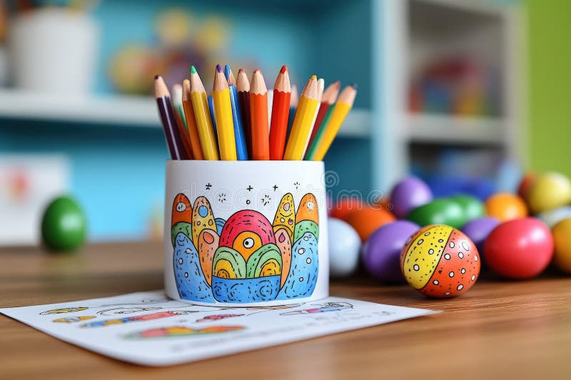 A Printable Easter Coloring Page, Playful and Creative, Holiday Theme ...