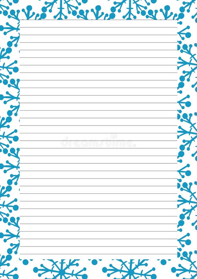 Decorative Lined Background with Copy Space. Letter, To Do List, Diary ...