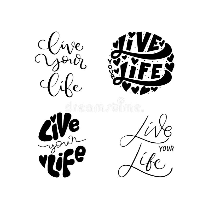 Printable Scripture Lettering on White Background Stock Vector ...