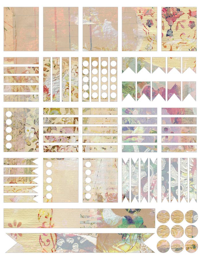 Vintage Journal Stickers Printable Aesthetic Goimages Rush