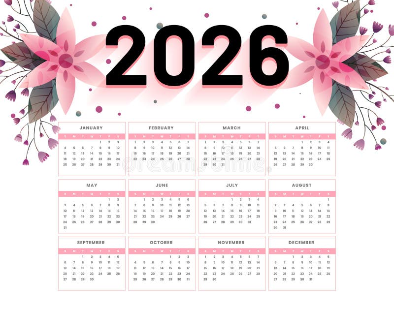 Printable Floral Vector Schedule Stock Illustrations – 1,055 Printable ...