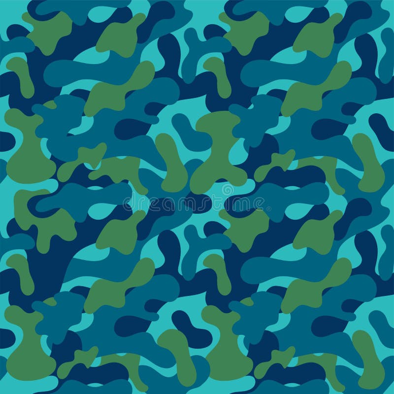Military Navy Camouflage Naval Camo Pattern Stock Vector - Illustration ...