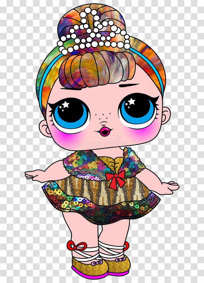 Printable Vector Sweet LoL Surprise Stock Vector - Illustration of ...