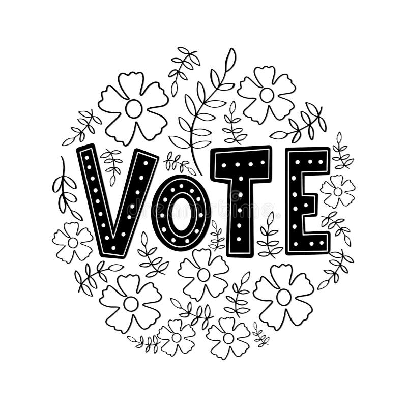 Vote Calligraphy Stock Illustrations – 659 Vote Calligraphy Stock ...