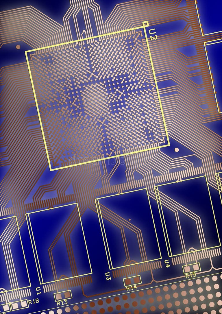 Printed Circuit Board Stock Illustrations – 10,857 Printed Circuit ...