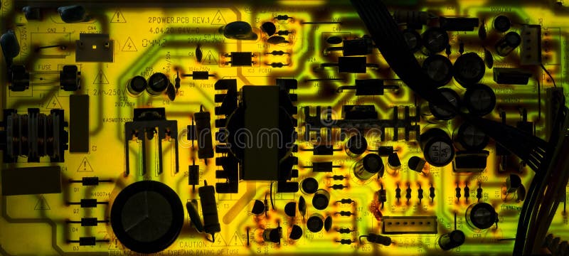 Printed circuit board stock photo. Image of board, wires - 32975206