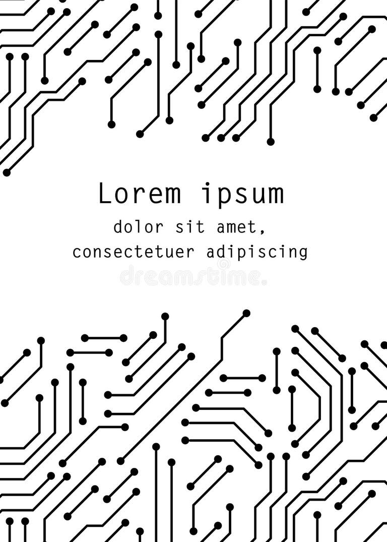 Printed Circuit Board Black White Stock Illustrations – 1,102 Printed Circuit Board Black White ...