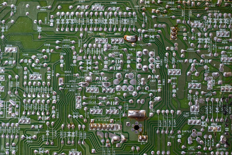 Printed circuit board PCB stock image. Image of integrated - 190331809