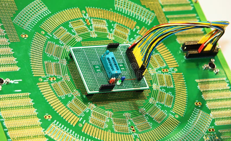 Printed circuit board stock image. Image of data, industry - 50045669